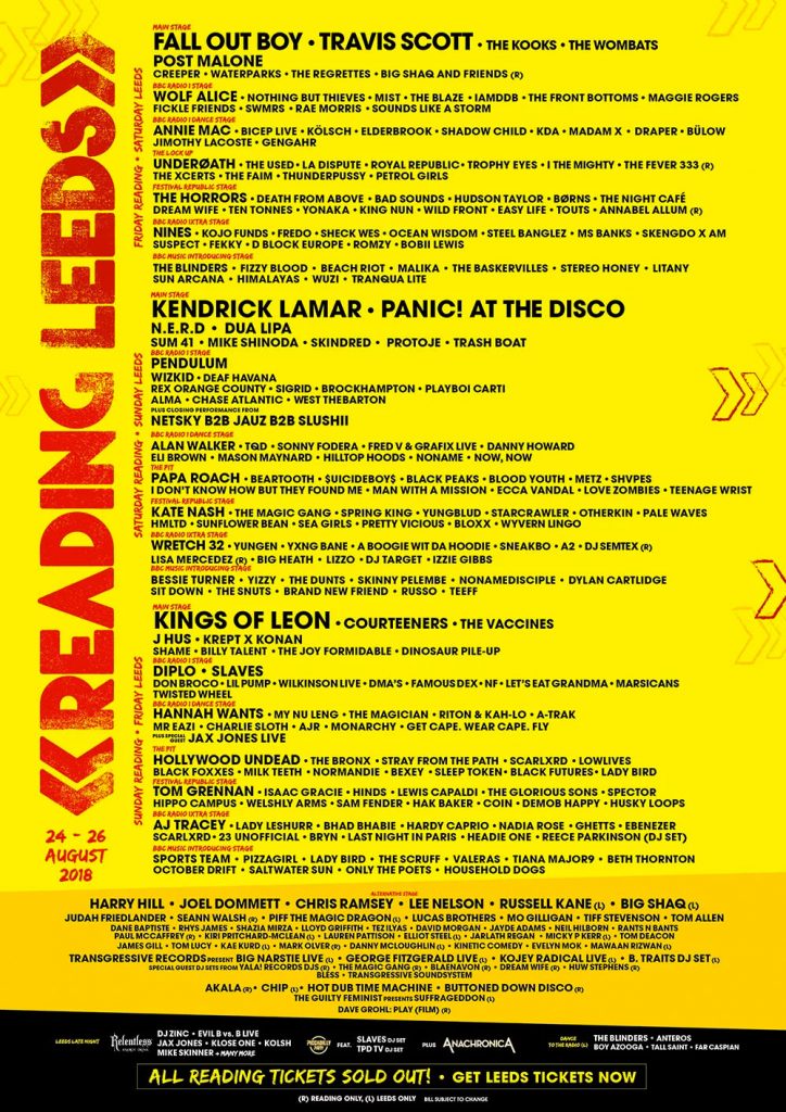 Leeds festival line up promises unmissable weekend for fans ...