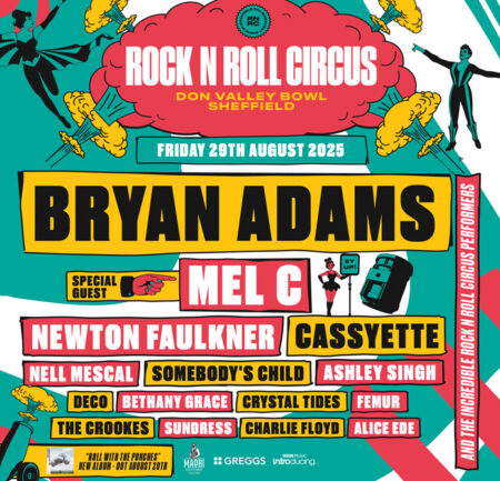 Rock N Roll Circus Sheffield announces Bryan Adams - TotalNtertainment
