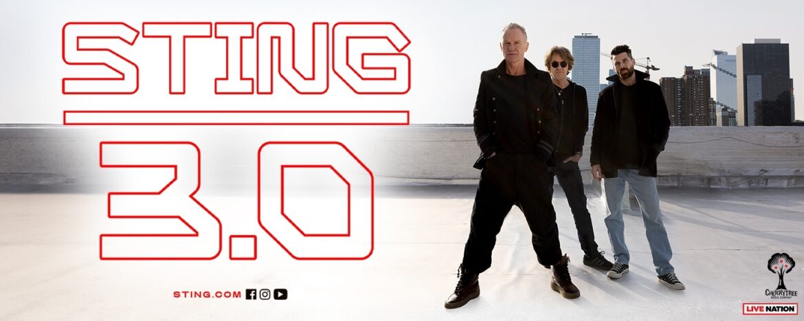 Sting to Release 'STING 3.0 LIVE' Album on 25 April - TotalNtertainment
