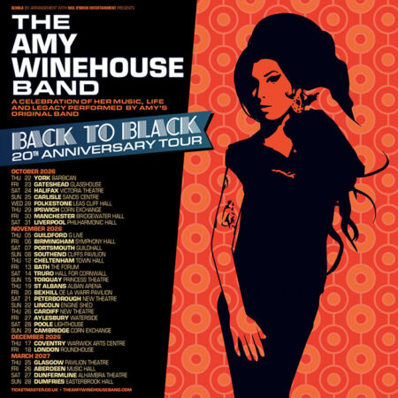The Amy Winehouse Band announce 20th Anniversary Tour - TotalNtertainment
