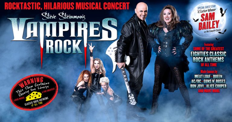 Steve Steinman's Vampires Rock with Sam Bailey - TotalNtertainment